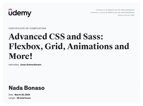 nada bonaso — dev certifications