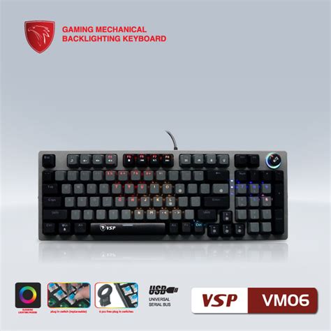 Bàn phím VSP eSport Gaming VM01Bàn phím VSP eSport Gaming VM06