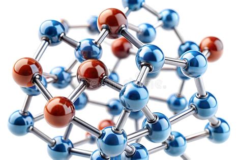 Abstract 3d Molecular Structure Stock Illustration Illustration Of Render Isolated 376220366