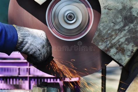 Metal Work Machining Process By Cutting Tool On Cnc L Stock Photo Image Of Machining Process