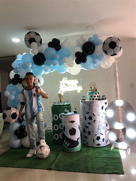 Decoración Argentina Con Messi Cumpleaños De Messi Decoracion Fiesta