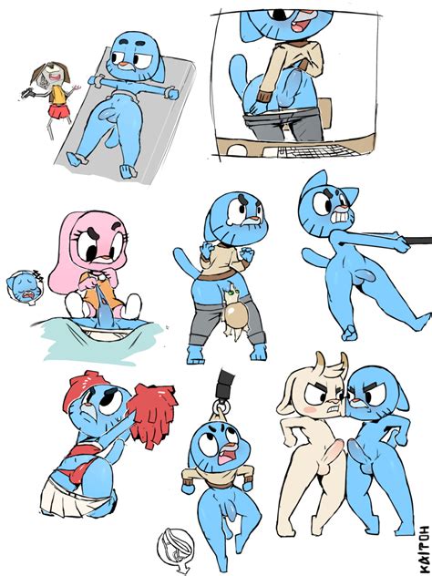 Rule 34 Balls Crossdressing Foreskin Gumball Watterson Kaitoh Penis The Amazing World Of