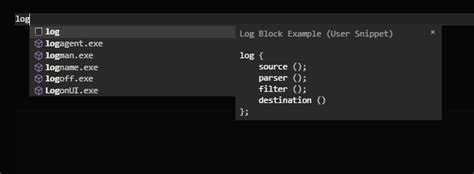 GSoC Proposal Create Syslog Ng Configuration Snippets For VSCode Windonis Syslog Ng
