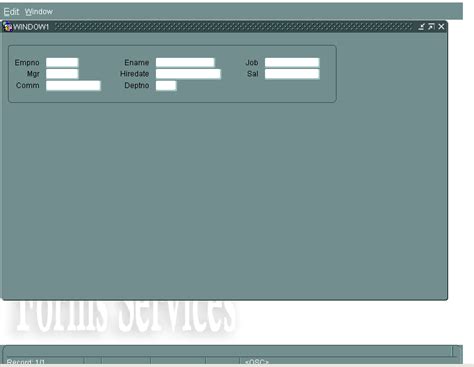 Orafaq Forum Forms Problem With 10g Forms Database Access