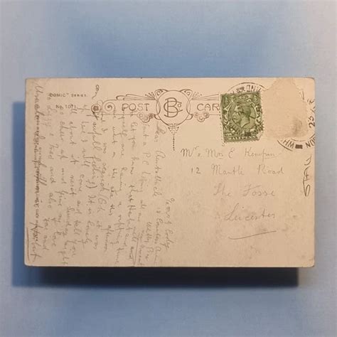 Comic Postcard 1923 Letchy Man Shoes Bamforth Upskirt Lady Boots £395