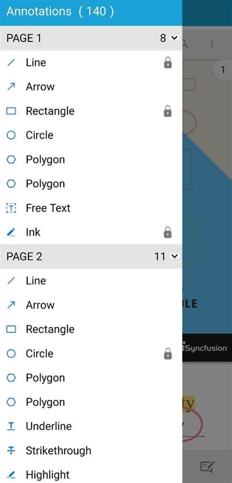 Easily Lock And Unlock Annotations Using Xamarin Forms PDF Viewer