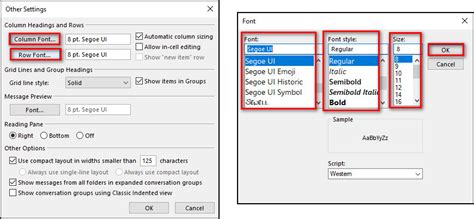 Change The Inbox View In Outlook Create Manage