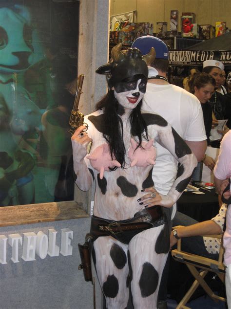Cow Udder Breasts Im Not Sure What Booth This Was For B… Flickr
