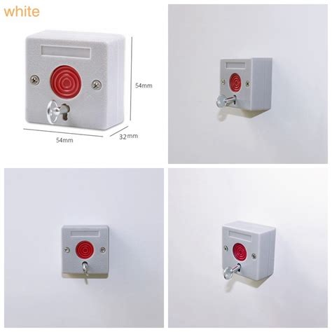 Small Emergency Panic Button With Manual Key Reset Alarm SR A68 Fire Security Factory More