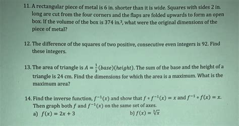 Solved A Rectangular Piece Of Metal Is In Shorter Chegg Com