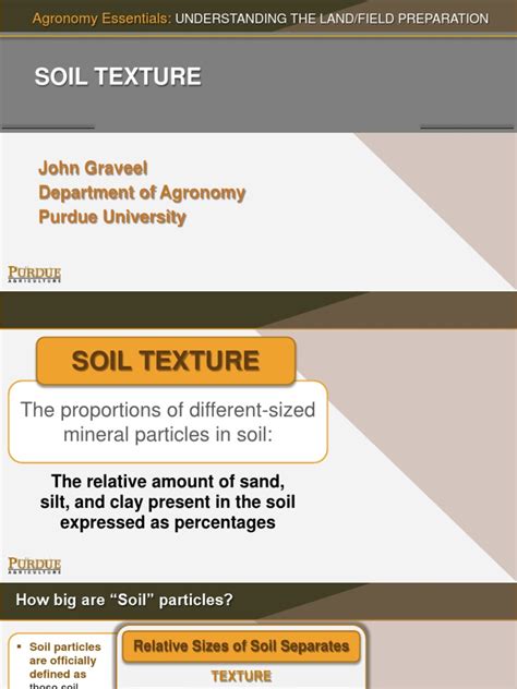 Understanding Soil Texture The Proportions Of Sand Silt And Clay Understanding Soil Texture The Proportions Of Sand Silt And Clay