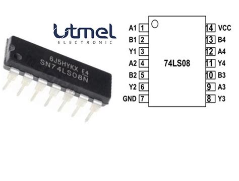 74ls08 And Two Input Gate Ic Datasheet Pinout And Voltage