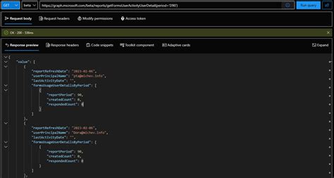 report on microsoft forms activities via the graph api blog