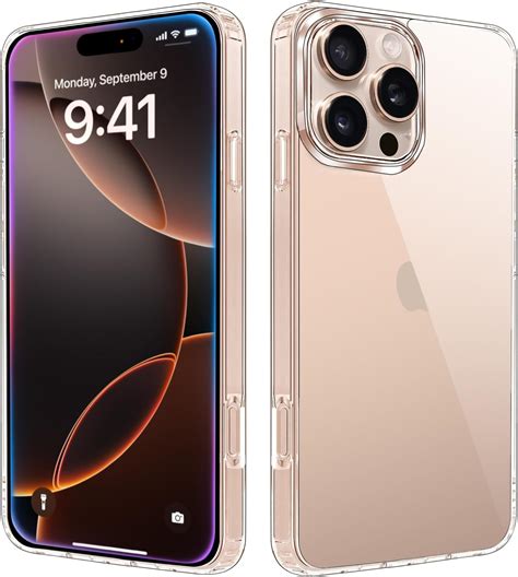 Jjgoo Compatible With Iphone 16 Pro Max Case Clear Soft