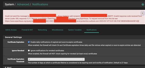 Microsoft 365 Pfsense Email Notification Configuration R Pfsense