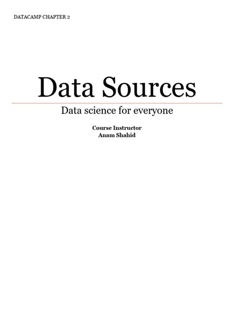 Data Sources Pdf Databases No Sql