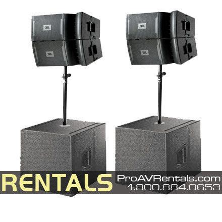 Rent Sound JBL VRX Line Array Speaker Package Rental Jbl Sound System Speakers Speaker