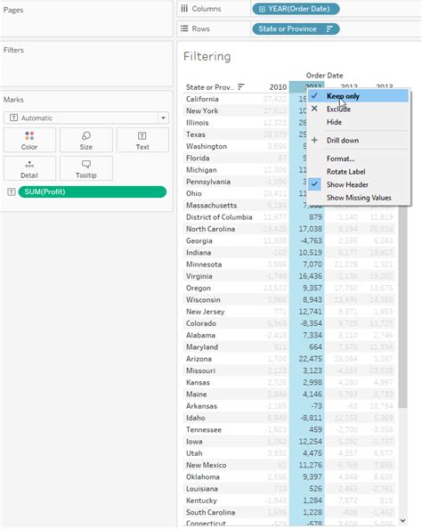 Filtering Hack In Tableau The Data School