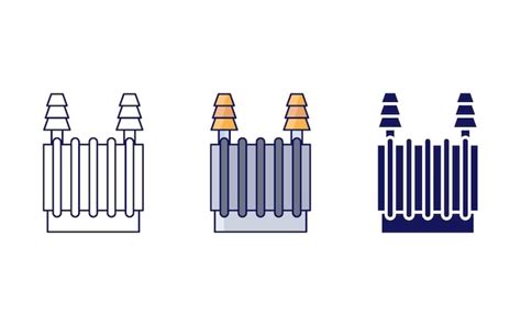 Transformator Vektor Symbol Premium Vektor