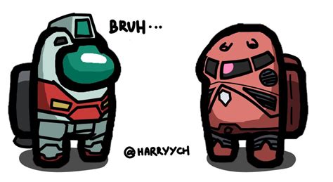 Safebooru Among Us Artist Name Crewmate Among Us Crossover English Commentary English Text