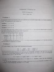 HW Soln Assignment Solution Set EUR Spring Due April I Of Three Has To