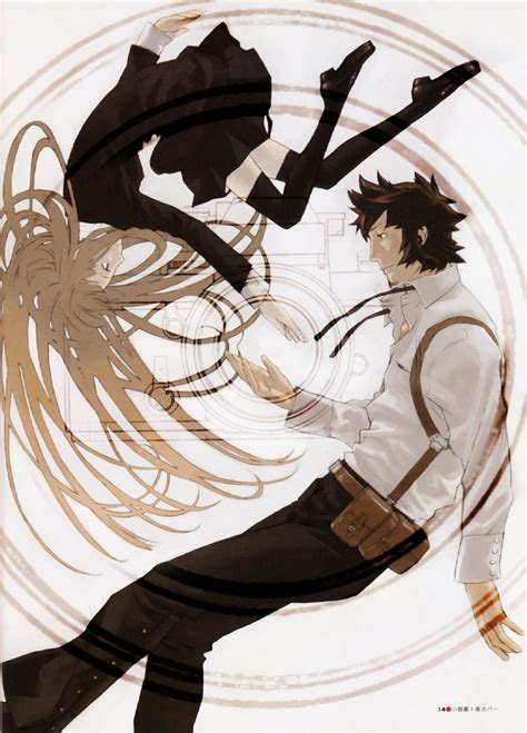 Tennouzu Kagura And Saiga Tatsumi Speed Grapher Drawn By Kozaki