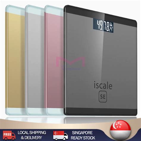 SG Stock Digital Body Weighing Scale LCD Display Weight Weighing Floor Electronic Smart
