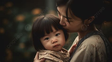 Mom Hugging Daughter Hong Kong Background Baby And Mom Hug Hd