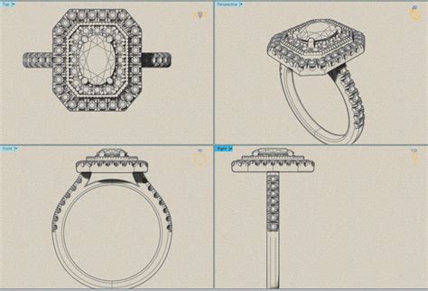 Custom Engagement Ring Custom Ring Design D Cad Design A Ring Custom Made Engagement Rings
