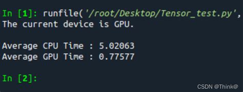 Pytorch Cpu Tensor与gpu Tensor的运算速度对比测试gpu和cpu计算速度代码 Csdn博客