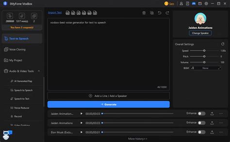 Free Jaiden Animations Ai Voice Generator For Text To Speech