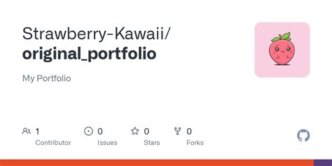 Original Portfolio Index Html At Main Strawberry Kawaii Original