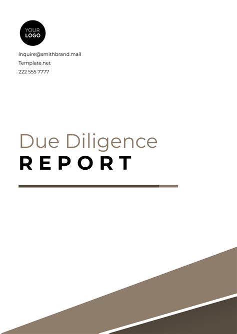Free Due Diligence Templates To Edit Online