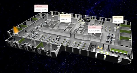 楼宇3d组态 Wago Scada