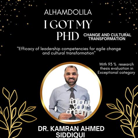 Phd Doctorate Achievementunlocked Dr Kamran Ahmed Siddiqui 380