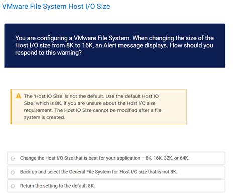 You Are Configuring A Vmware File System Studyx