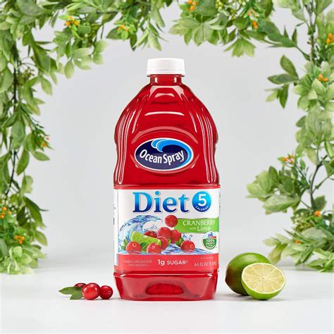 Ocean Spray Diet Cranberry With Lime Juice Drink 64 Fl Oz Bottle