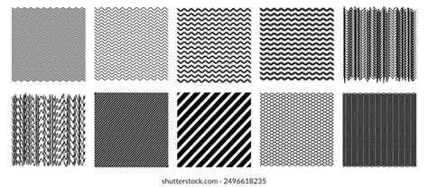 Set Pattern Texture Crosshatch Hand Drawn Stock Vector Royalty Free 2496618235 Shutterstock