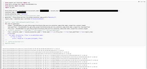 How To Get The Last Modification Time Of Each Files Present In Azure Datalake Storage Using