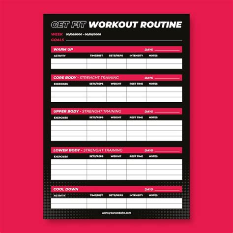 Gym Planner Vectors And Illustrations For Free Download Freepik