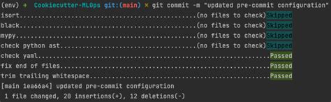 cookiecutter mlops a production focused ml project template