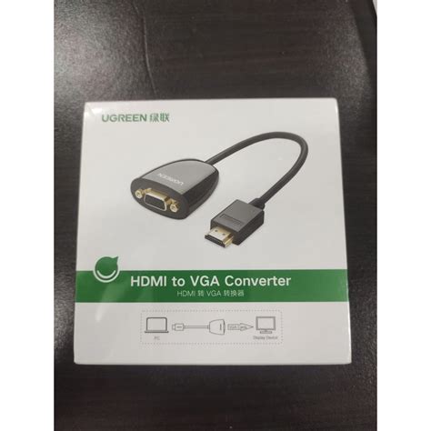 Ugreen Hdmi To Vga Converter Without Audio Shopee Malaysia