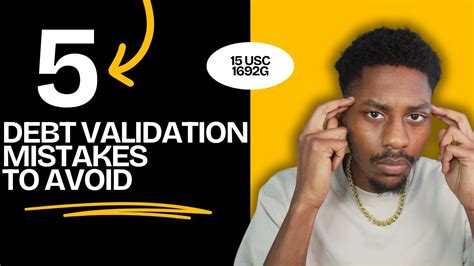 5 Mistakes To Avoid When Validating Debt Youtube