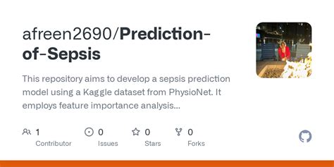 Prediction Of Sepsissepsispythonfileipynb At Main · Afreen2690