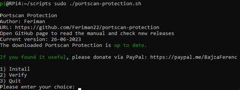 github feriman22 portscan protection this script helps to avoid portscanning on linux systems