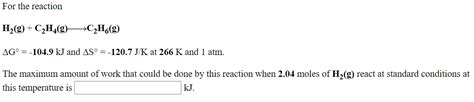 Solved Consider The Reaction Fe2o3 S 2al S —al2o3 S