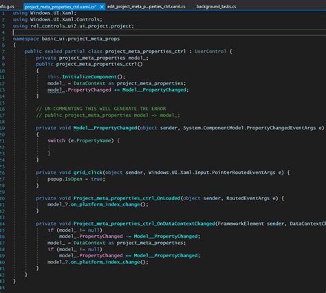Uwp Nullreferenceexception Then Xamlparseexception Cannot Create