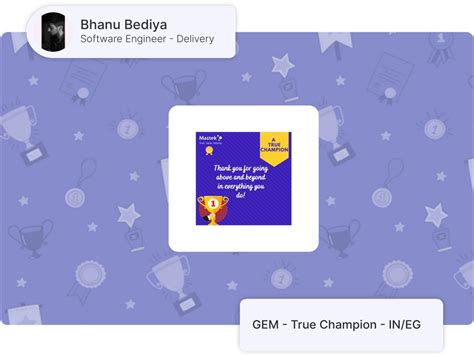 Bhanu Bediya On Linkedin Gemtruechampionineg Mastek Mastekeer Softwareengineer