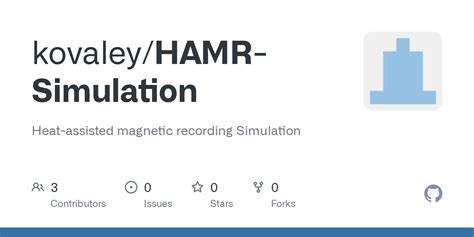 Github Kovaley Hamr Simulation Heat Assisted Magnetic Recording Simulation