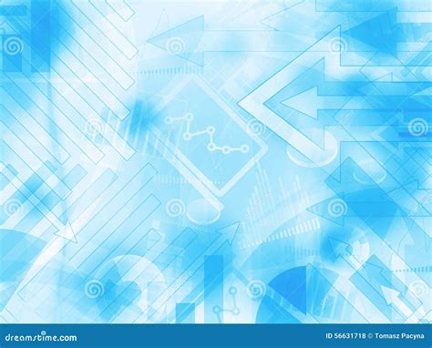 Abstract Financial Chart With Uptrend Line Graph In Stock Market On Blue Background Business
